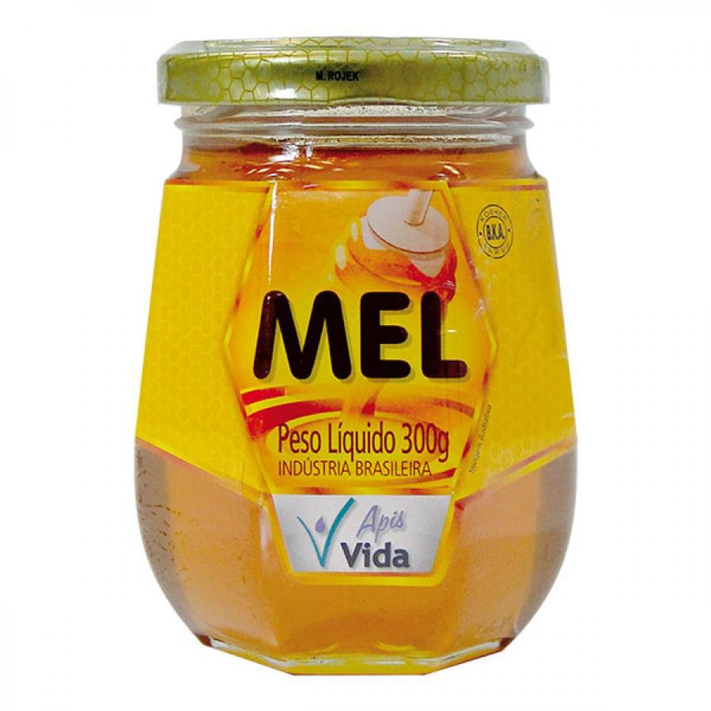Mel Tradicional Apis Vida 300g - drogariacatarinense