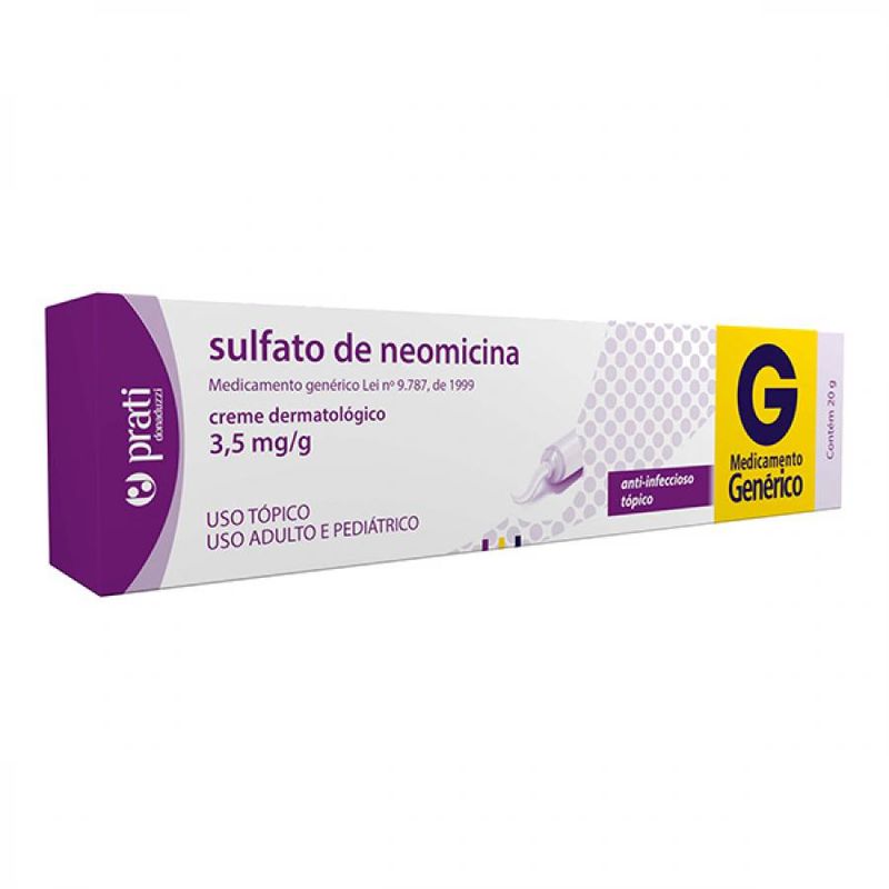 Neomicina Prati Pomada 20g - drogariacatarinense