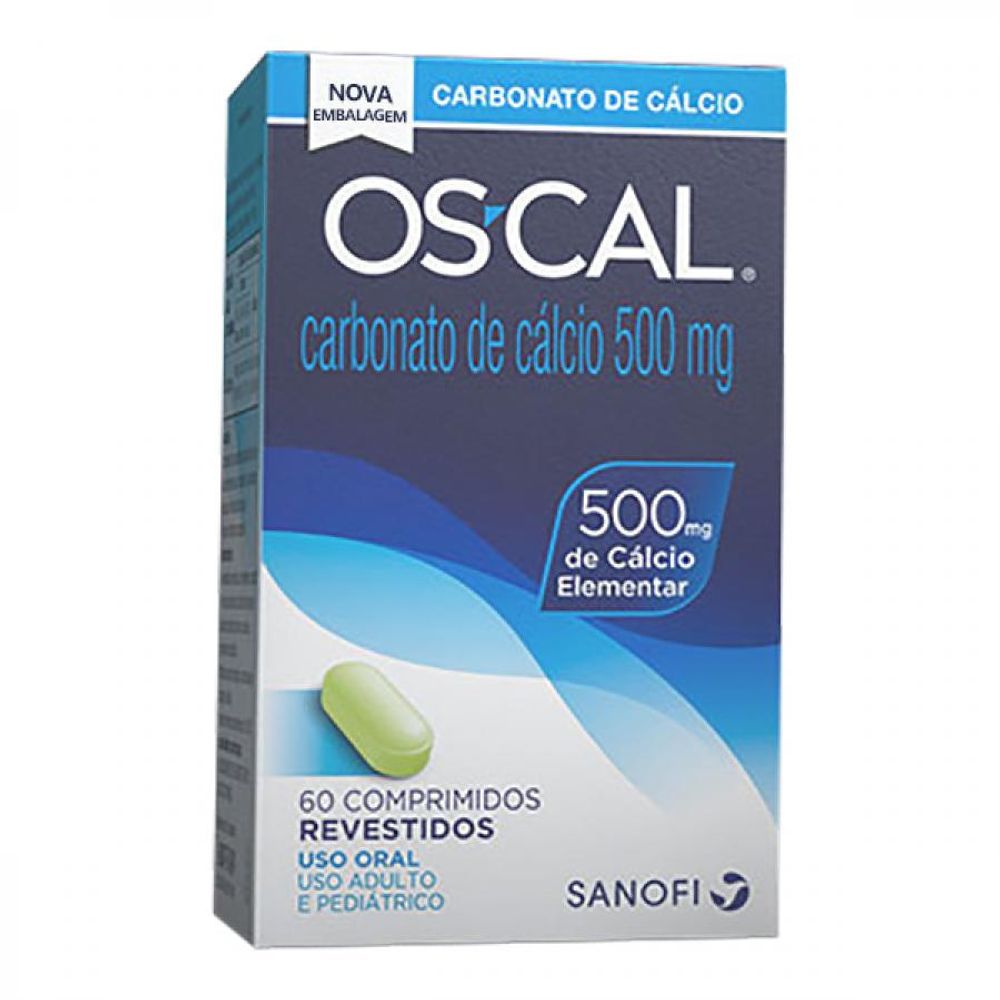 Os-cal 500mg Com 60 Comprimidos - drogariacatarinense