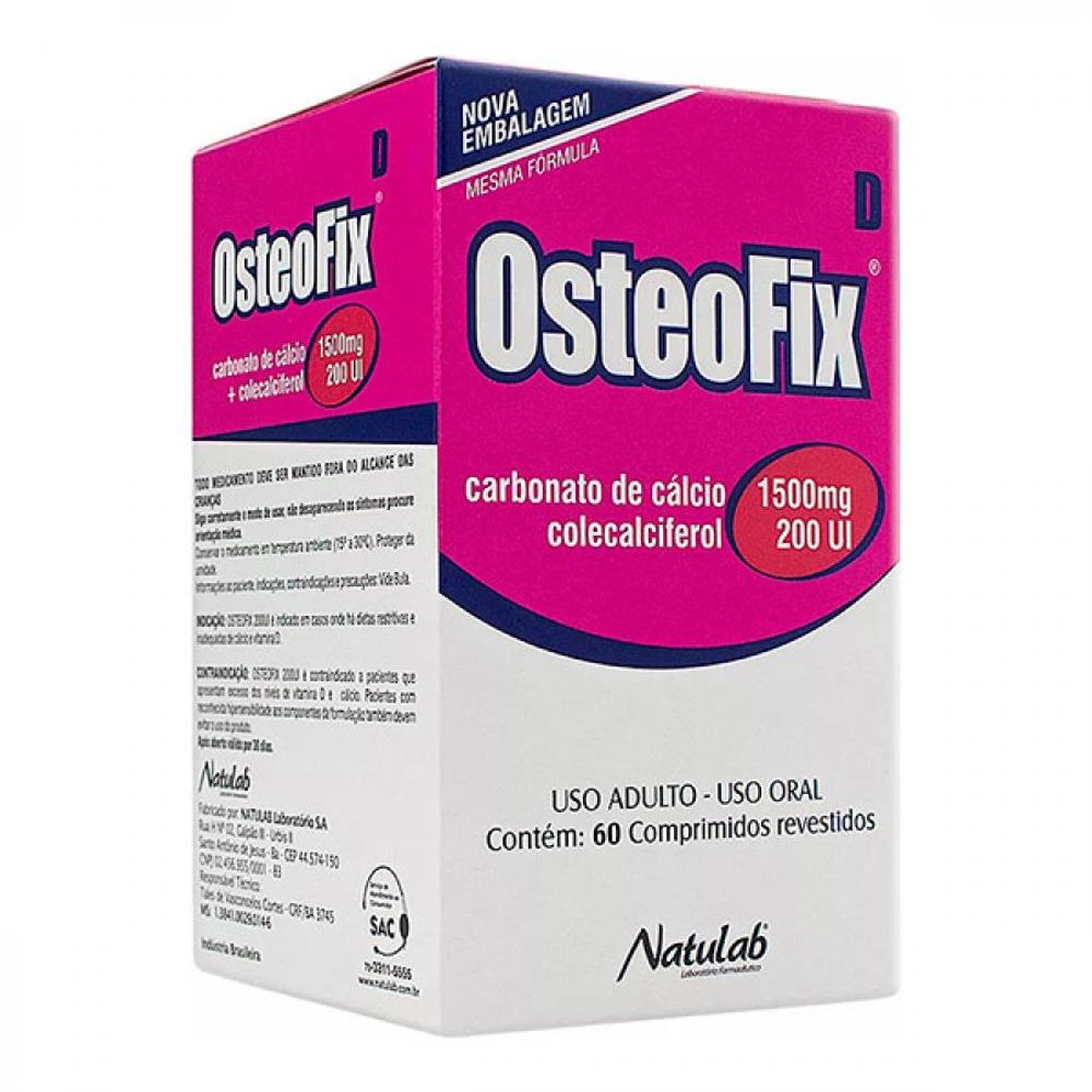 Osteofix 600+d 200ui 1500mg Com 60 Comprimidos - drogariacatarinense