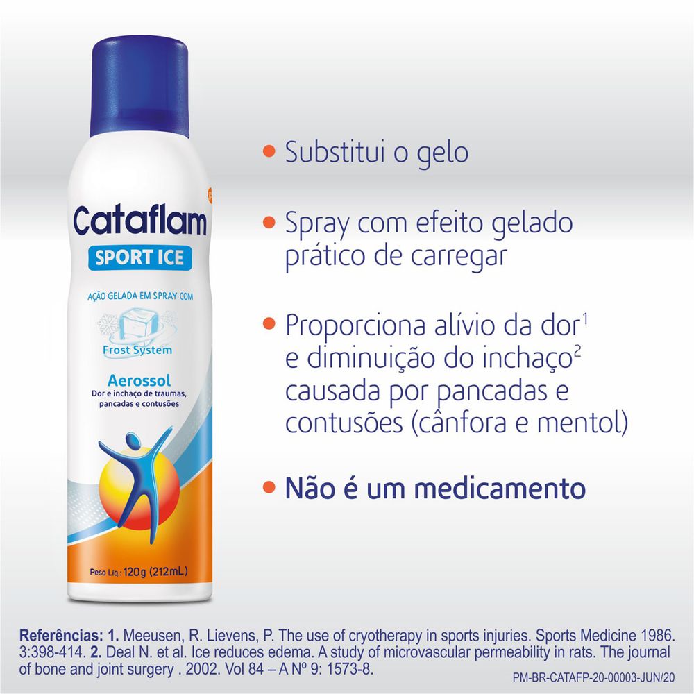 Cataflam Sport Ice Aerossol 120g - drogariacatarinense