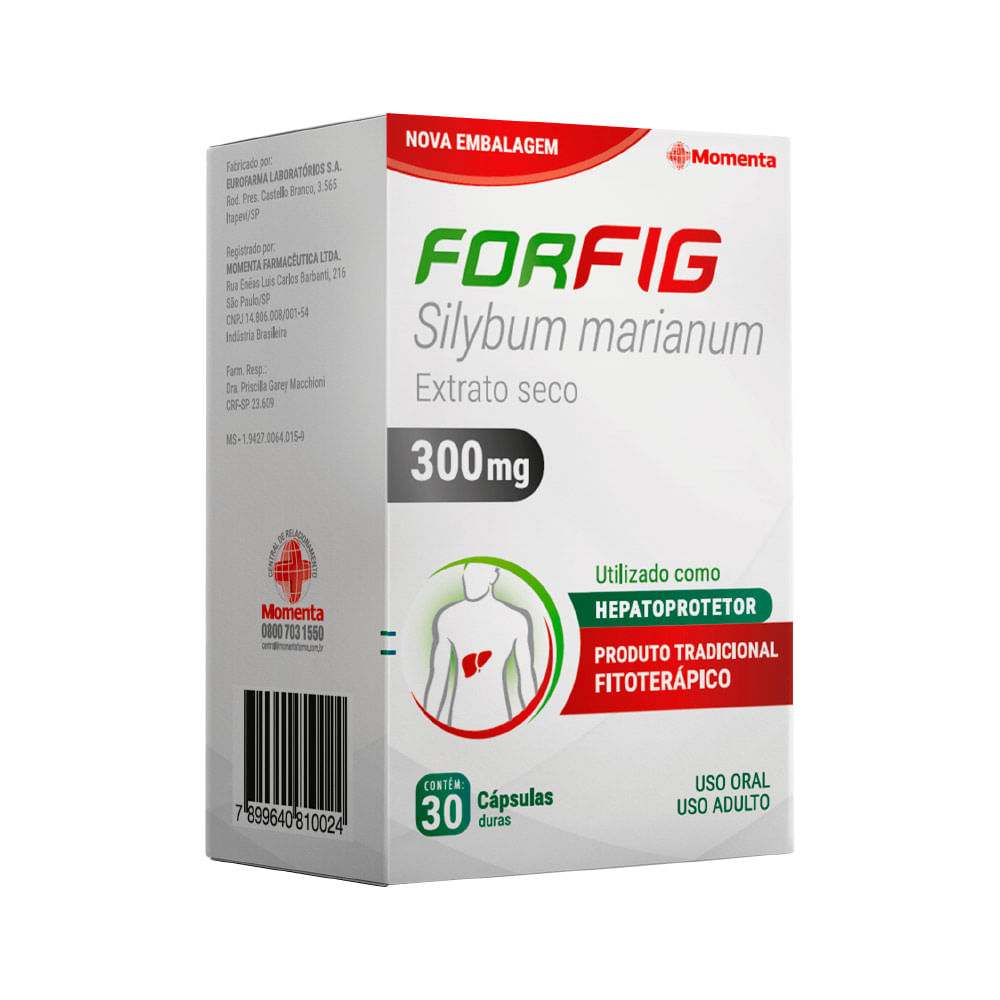 Forfig Com 30 Capsulas Duras 300mg - drogariacatarinense