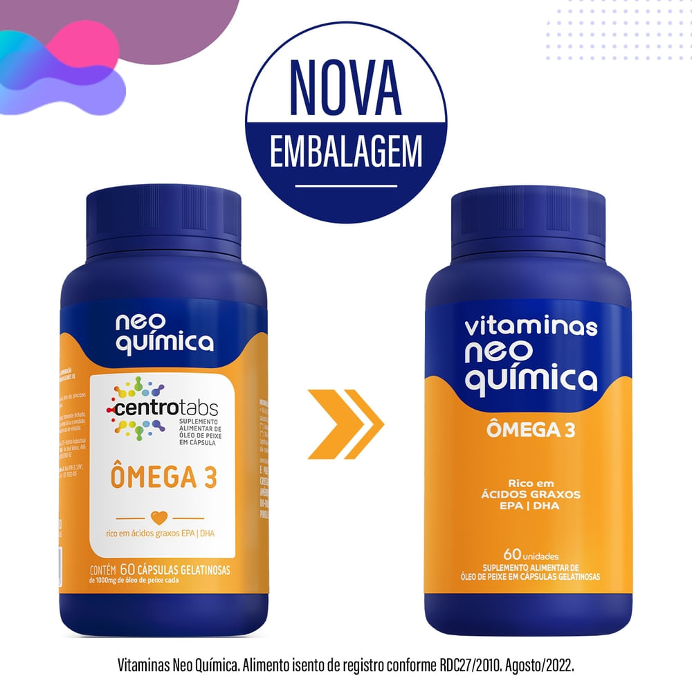 Omega 3 Neo Quimica Com 60 Capsulas - drogariacatarinense