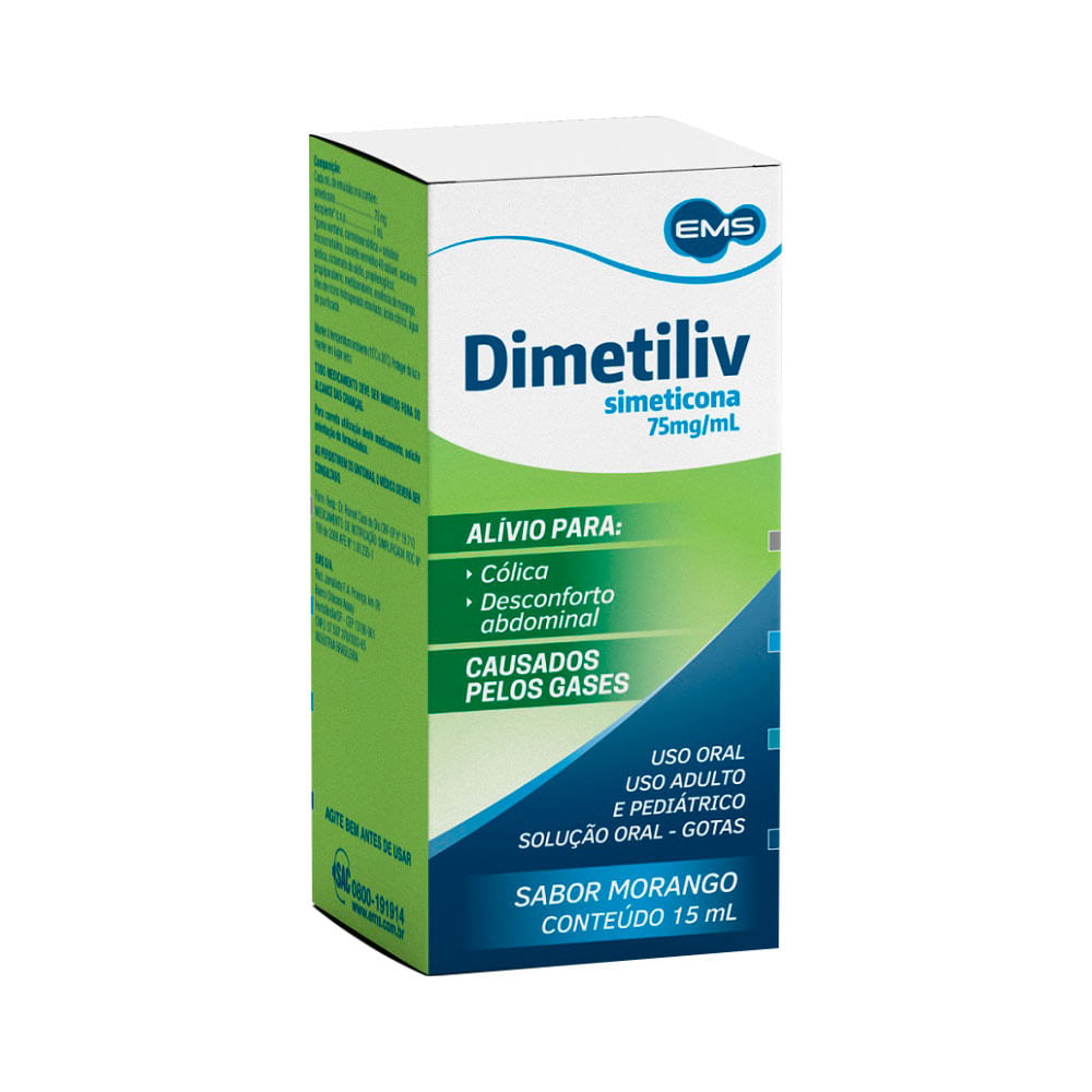 Dimetiliv 15ml Emulsao Oral 75mg/ml - drogariacatarinense