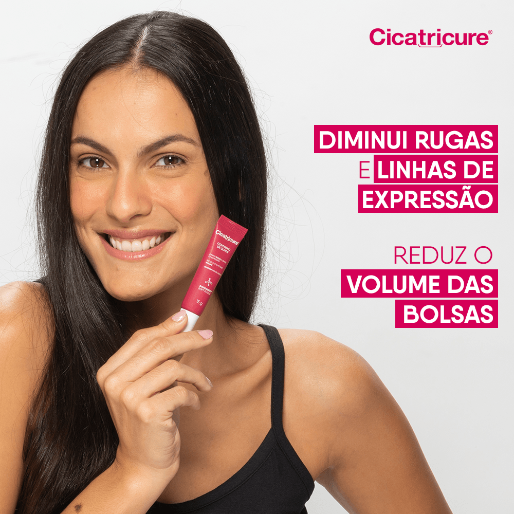 Creme Facial Contorno Dos Olhos Rugas Bolsas E Olheiras Cicatricure 15g ...