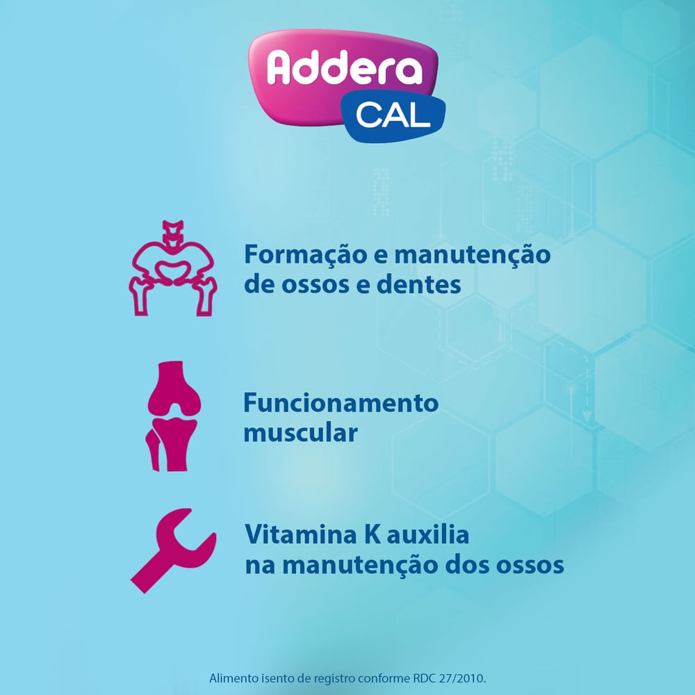 Vitamina D Addera Cal 1.000ui 30 Comprimidos - drogariacatarinense