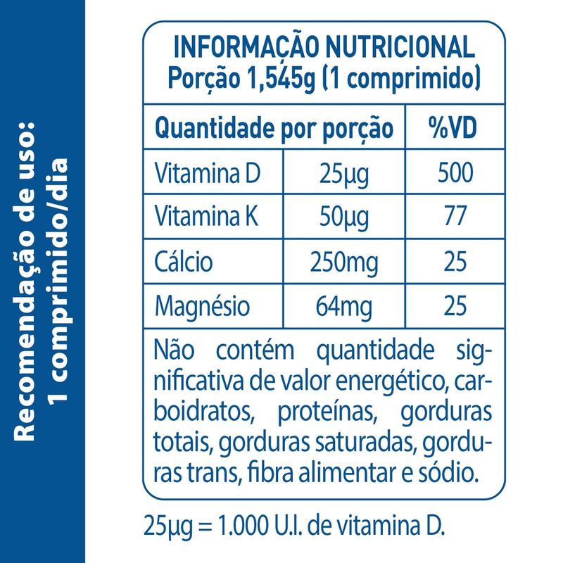 Vitamina D Addera Cal 1.000ui 90 Comprimidos - drogariacatarinense