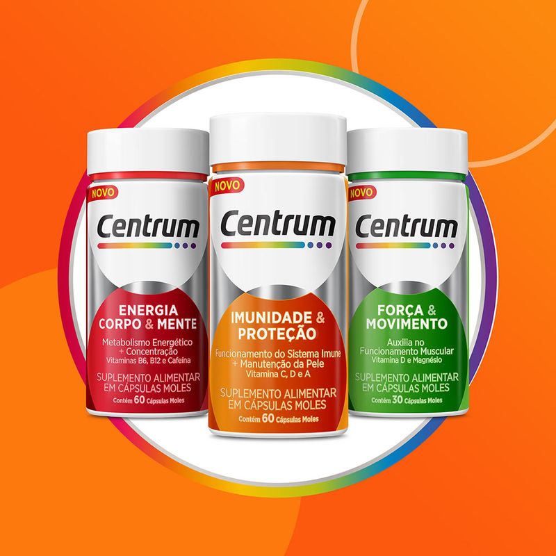 Centrum Multivitaminico Imunidade E Protecao Com Vitaminas C E Zinco 60 ...
