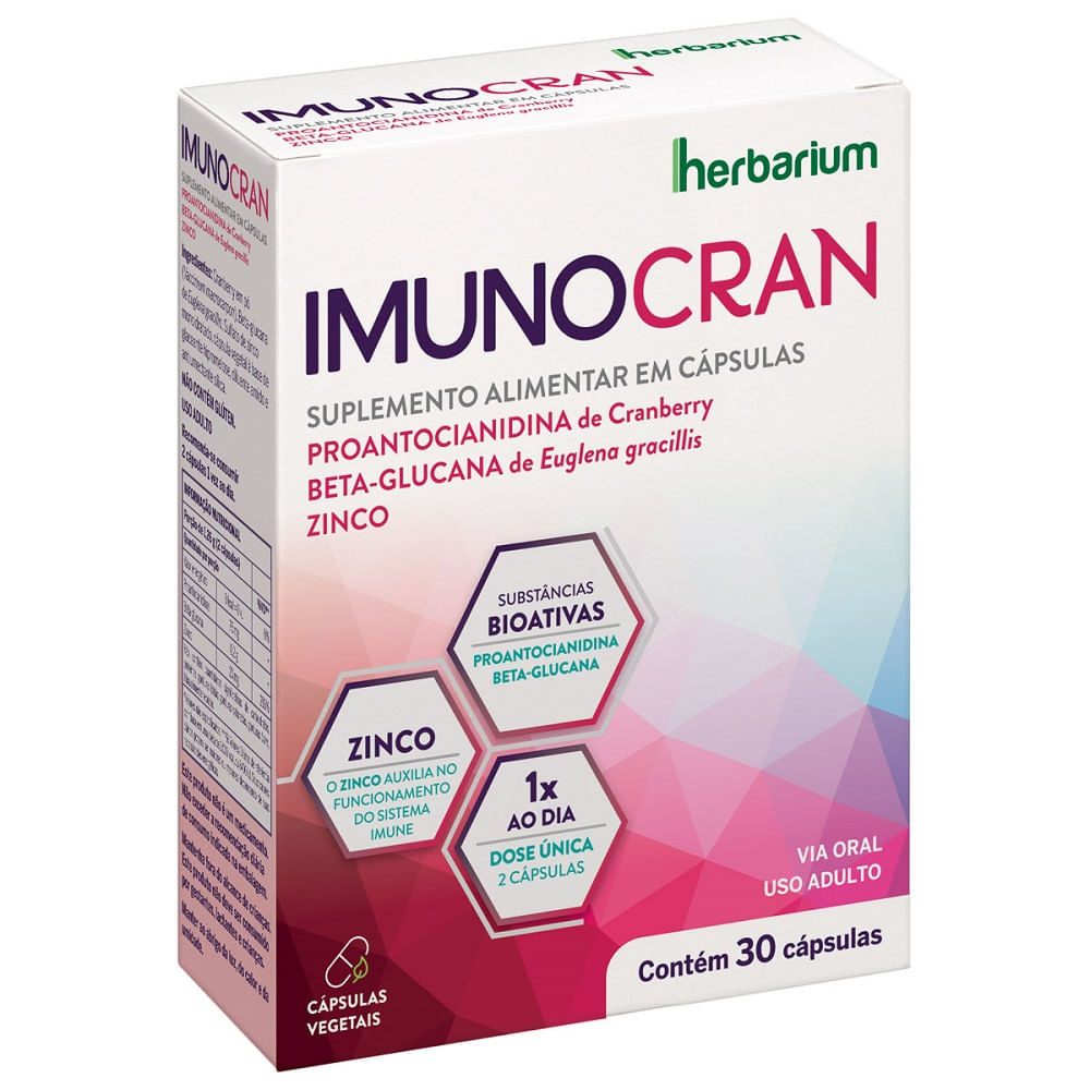 Imunocran Com 30 Capsulas - drogariacatarinense