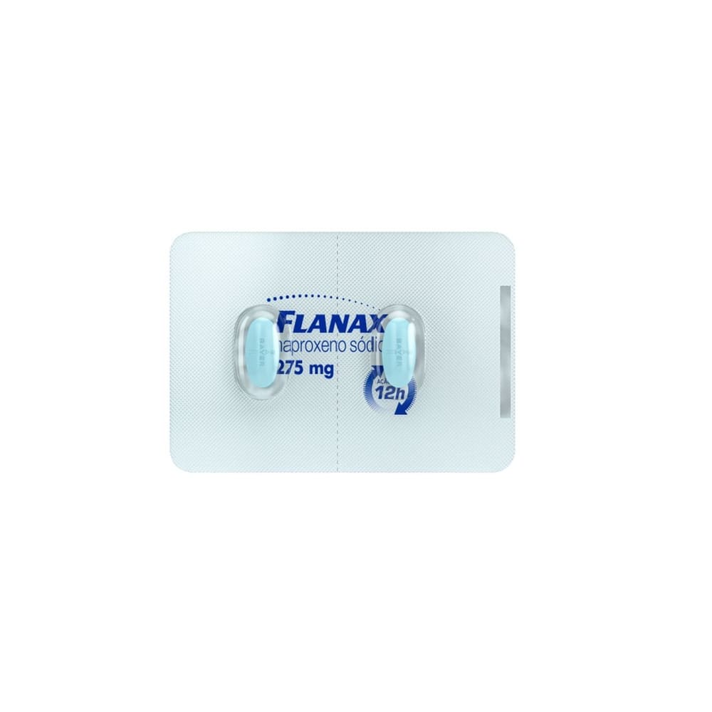 Analgesico Flanax 275mg Bayer Com 2 Comprimidos - drogariacatarinense
