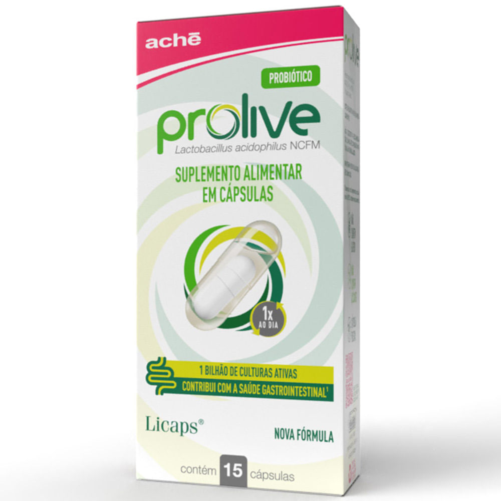 Prolive 55mg Com 15 Capsulas - drogariacatarinense