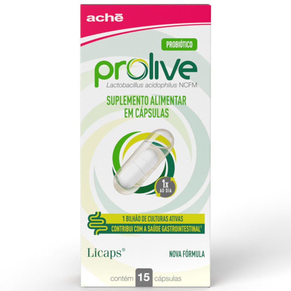 Prolive 55mg Com 15 Capsulas - drogariacatarinense
