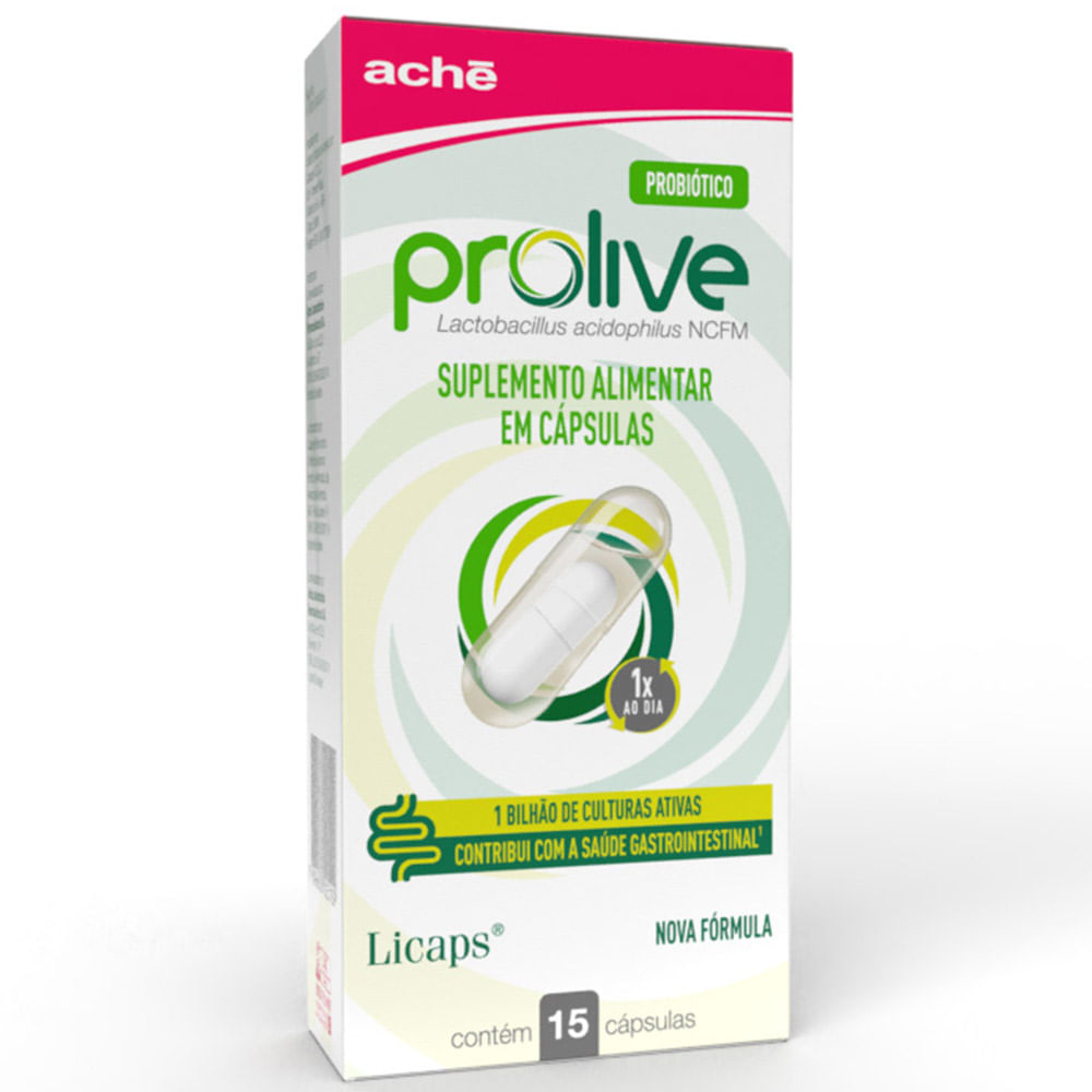 Prolive 55mg Com 15 Capsulas - drogariacatarinense