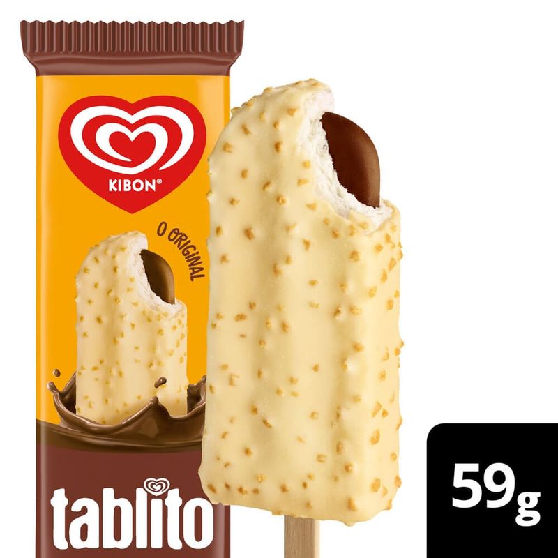 Kibon Sorvete 59 Gramas Tablito Bombom No Palito - drogariacatarinense