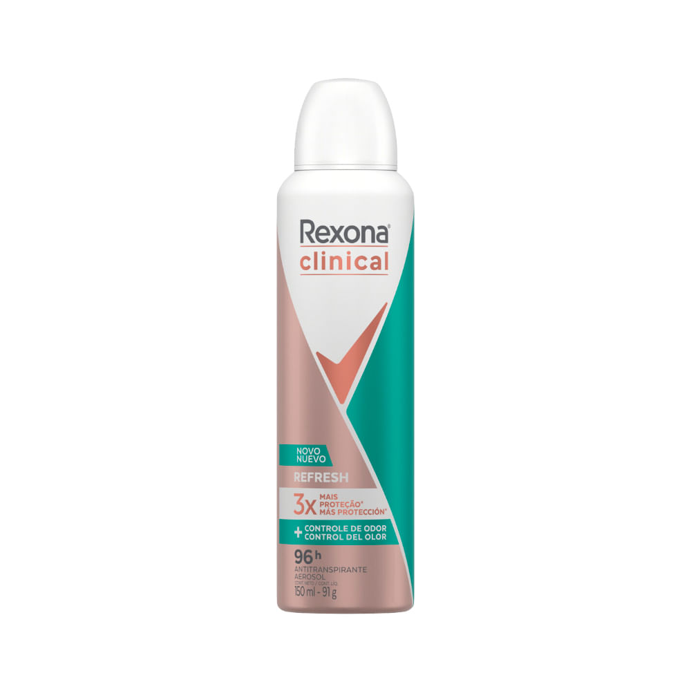 Desodorante Feminino Rexona Clinical Refresh 150ml - drogariacatarinense