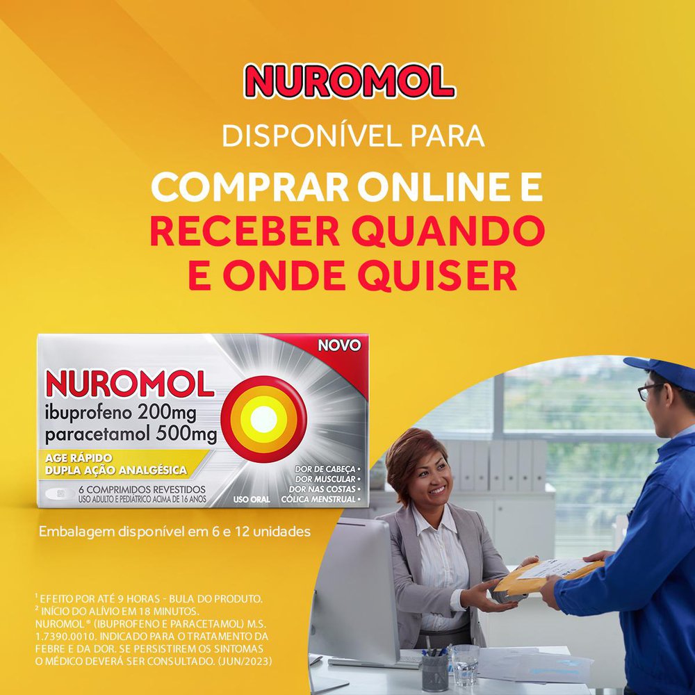 Nuromol Analgesico 6 Comprimidos - drogariacatarinense
