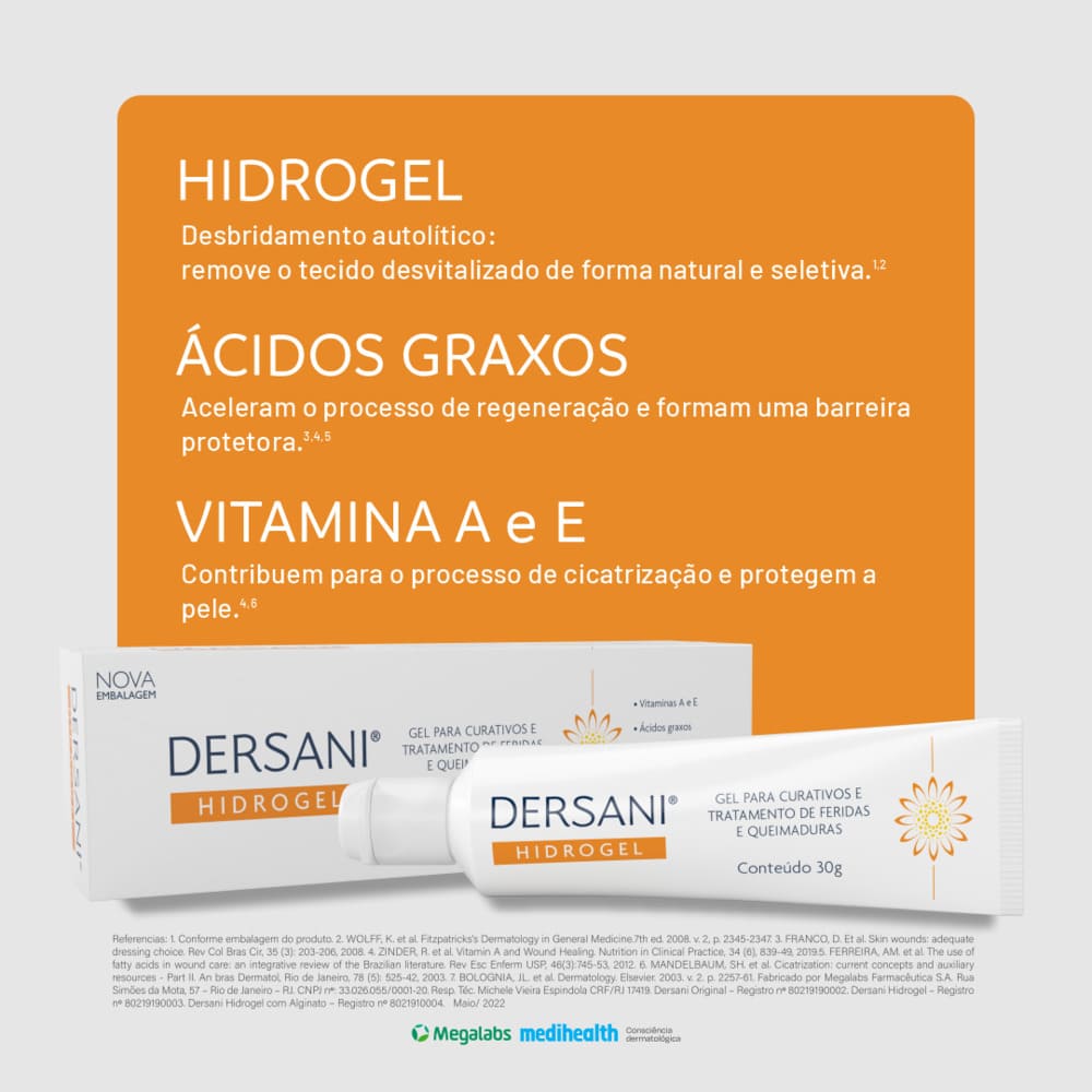 Dersani Hidrogel 30g - drogariacatarinense