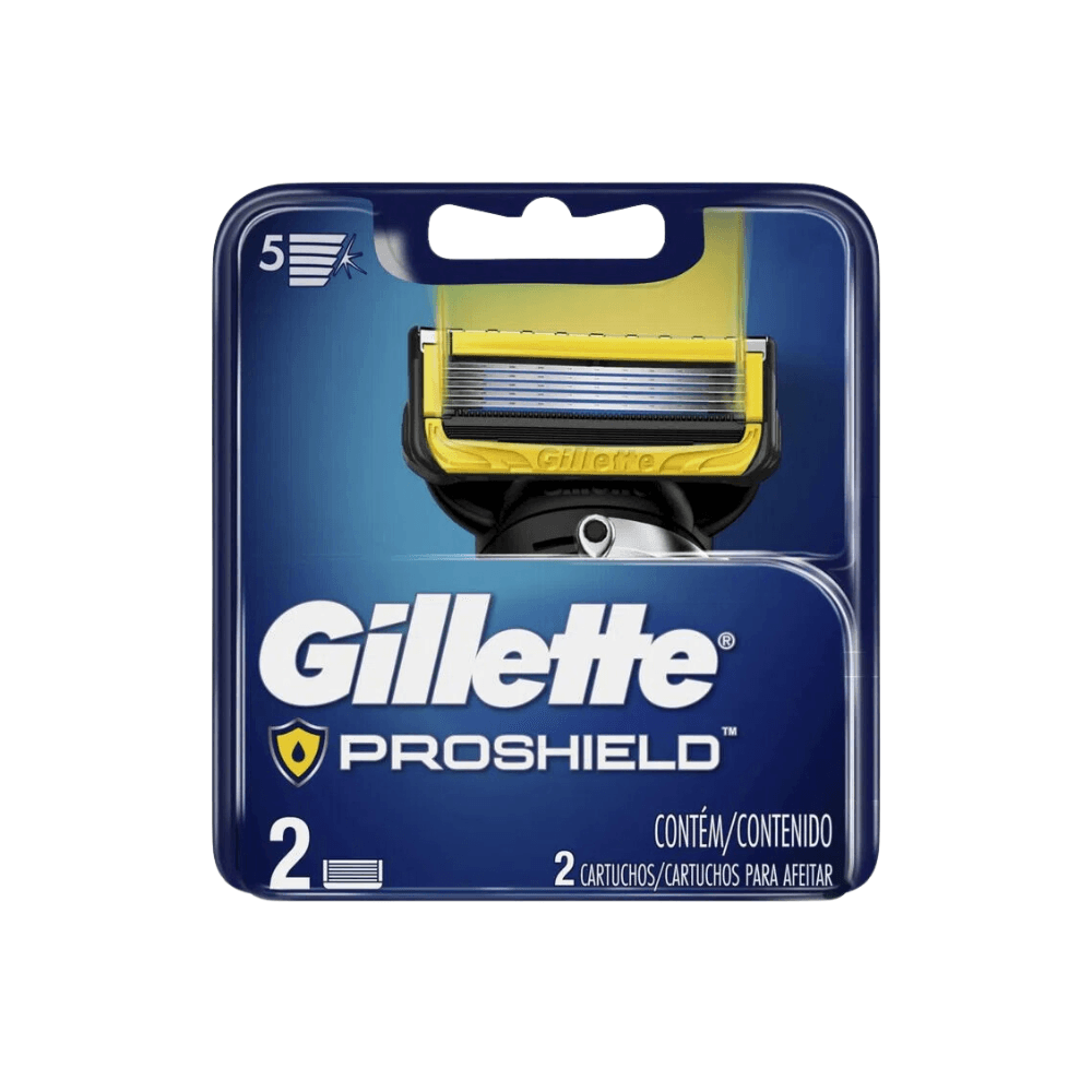 Lamina Gillette Fusion Proshield Yellow Com 2 Unidades ...
