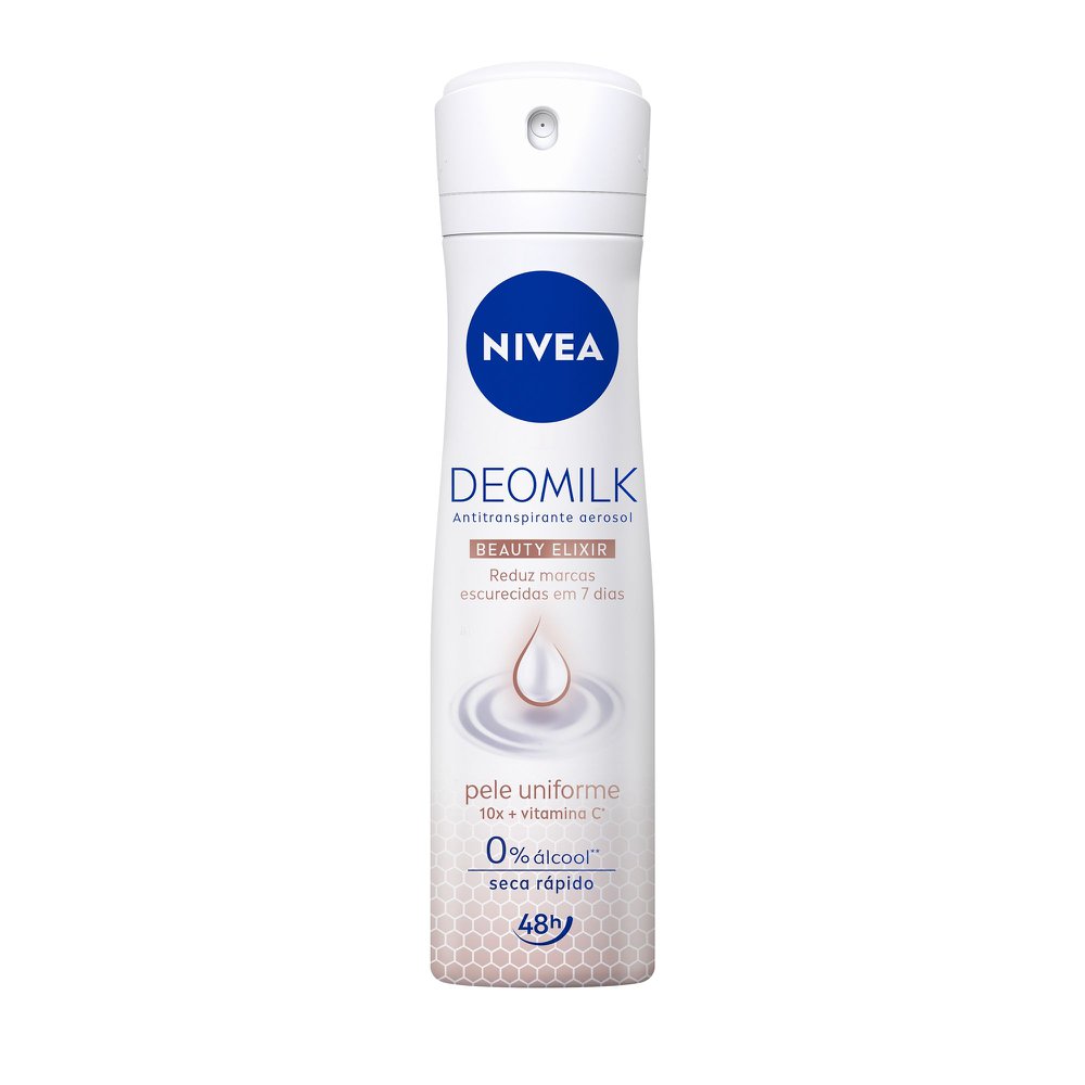 Desodorante Antitranspirante Aerossol Pele Uniforme Nivea Deomilk ...