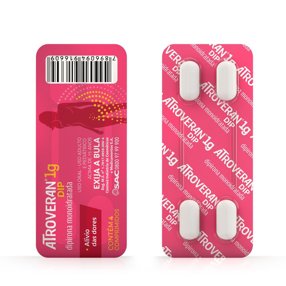 Atroveran Dip Com 4 Comprimidos - drogariacatarinense