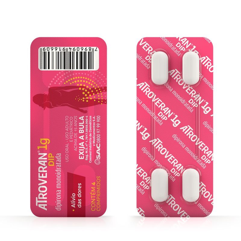 Atroveran Dip Com 4 Comprimidos - drogariacatarinense