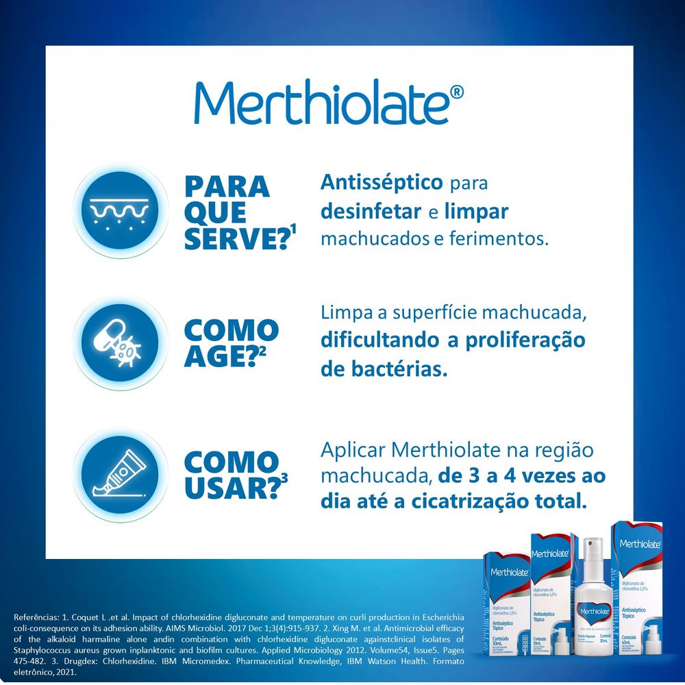Merthiolate Spray 30ml - drogariacatarinense