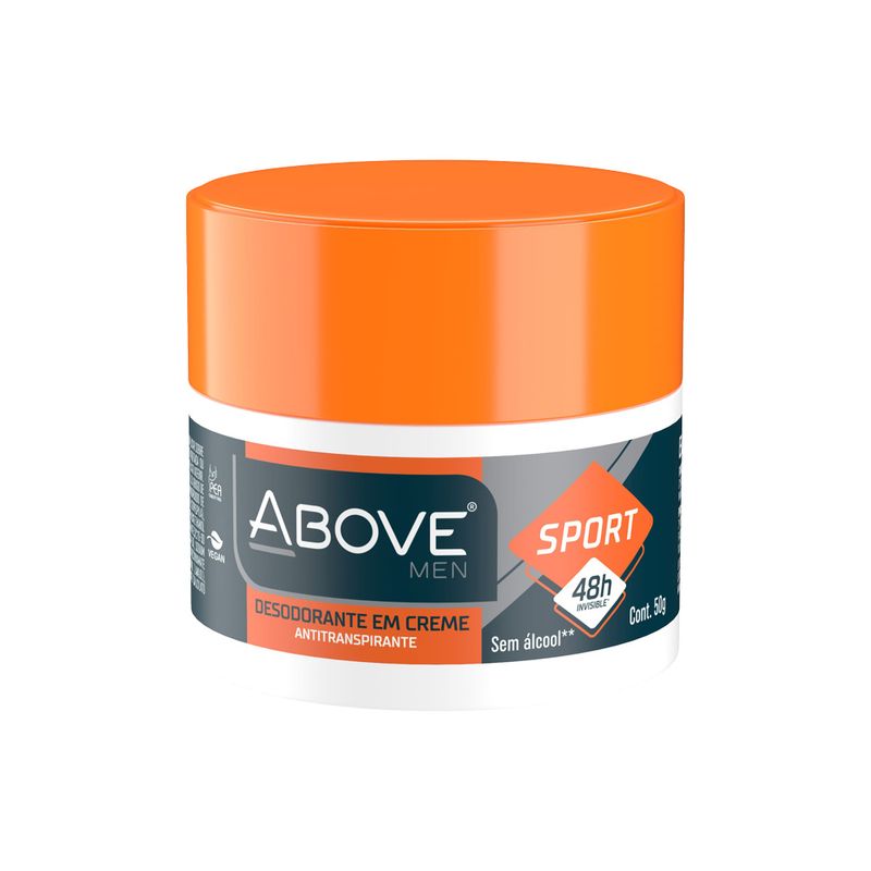Desodorante Above Masculino Sport 50gr Creme - drogariacatarinense