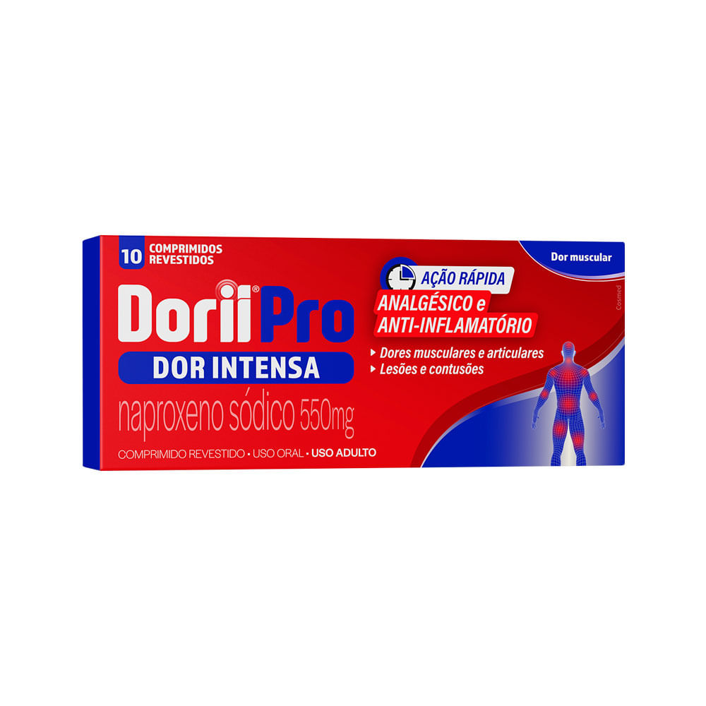 Doriipro Dor Intensa 550mg Com 10 Comprimidos Revestidos ...