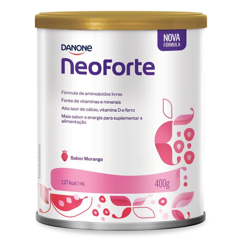 Suplemento Infantil Neoforte Morango Danone 400g - drogariacatarinense