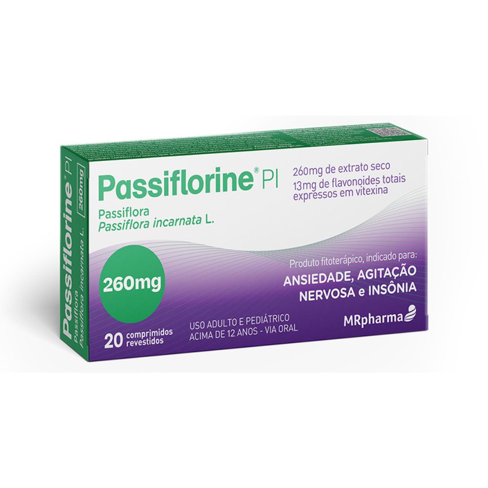 Passiflorine Pi Com 20 Comprimidos Revestidos 260mg - drogariacatarinense