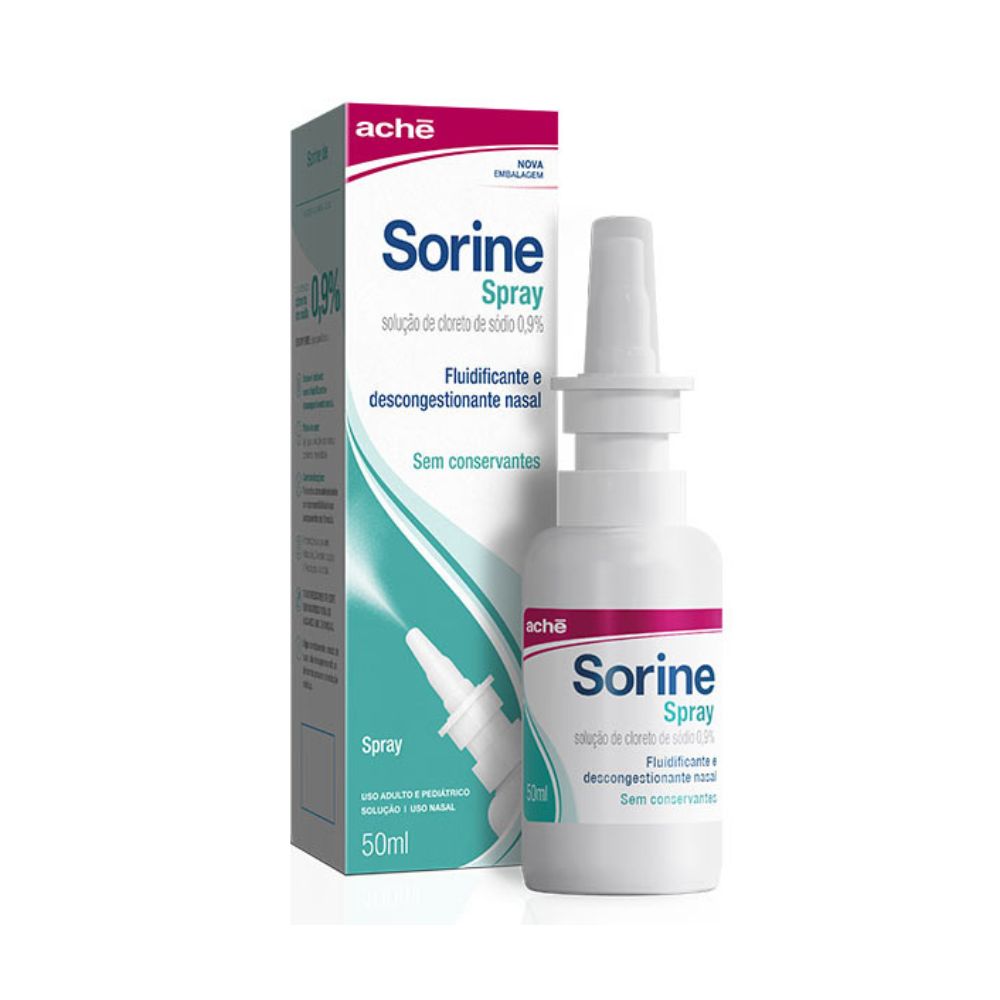Sorine Spray Fluidificante E Descongestionante Nasal 50ml - drogariacatarinense