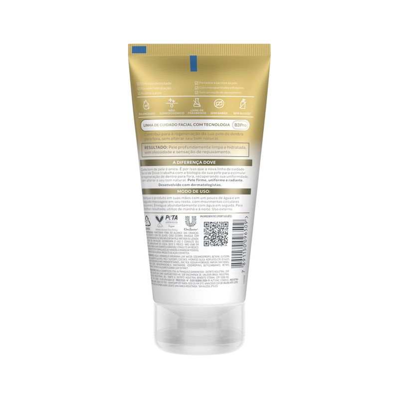 Gel De Limpeza Dove Regenerative 150ml Sensivel E Oleosa ...