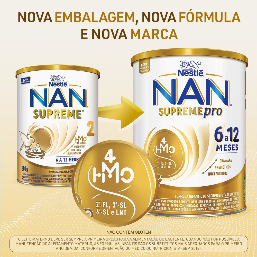 Formula Infantil Nan Supreme Pro 6 A 12 Meses 800g - drogariacatarinense