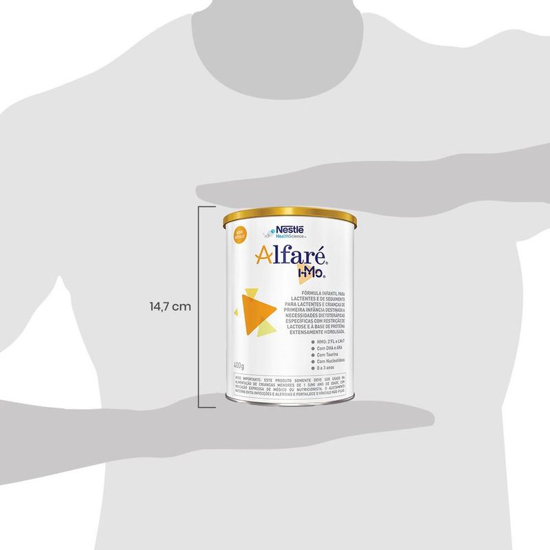 Formula Infantil Alfare Hmo Sem Lactose 400g - drogariacatarinense