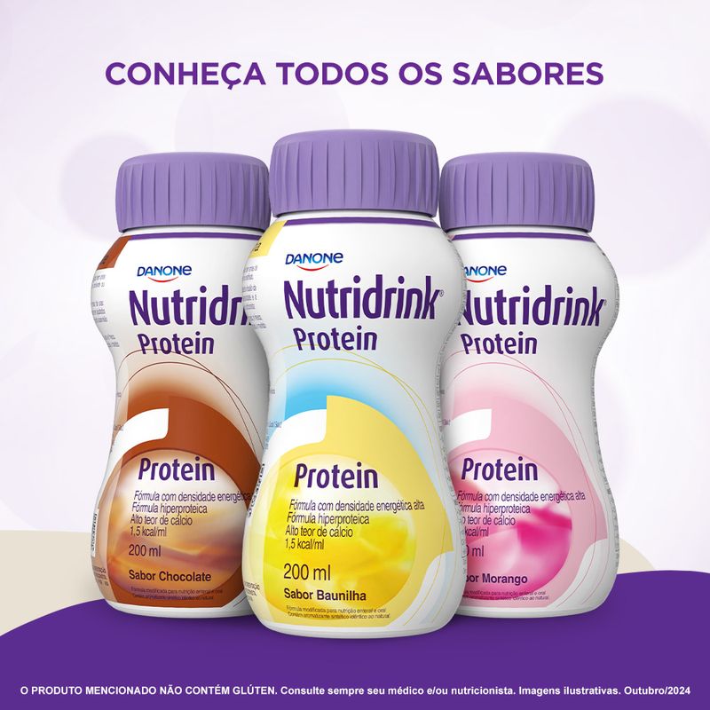 Suplemento Nutridrink Protein Morango 200ml - drogariacatarinense