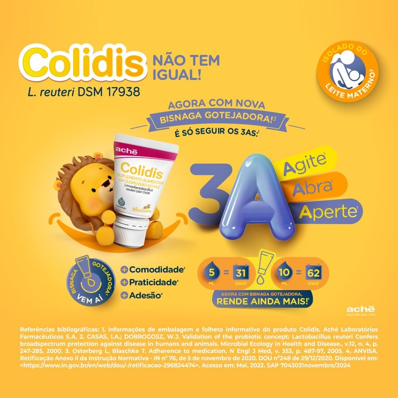 Suplemento Probiotico Colidis 5ml - drogariacatarinense